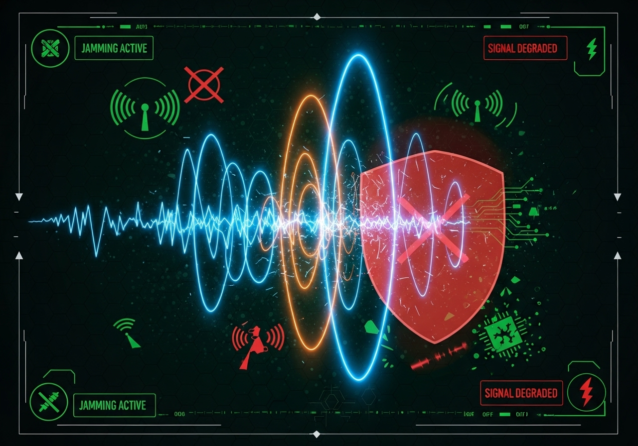 RF Jamming tactical graphic